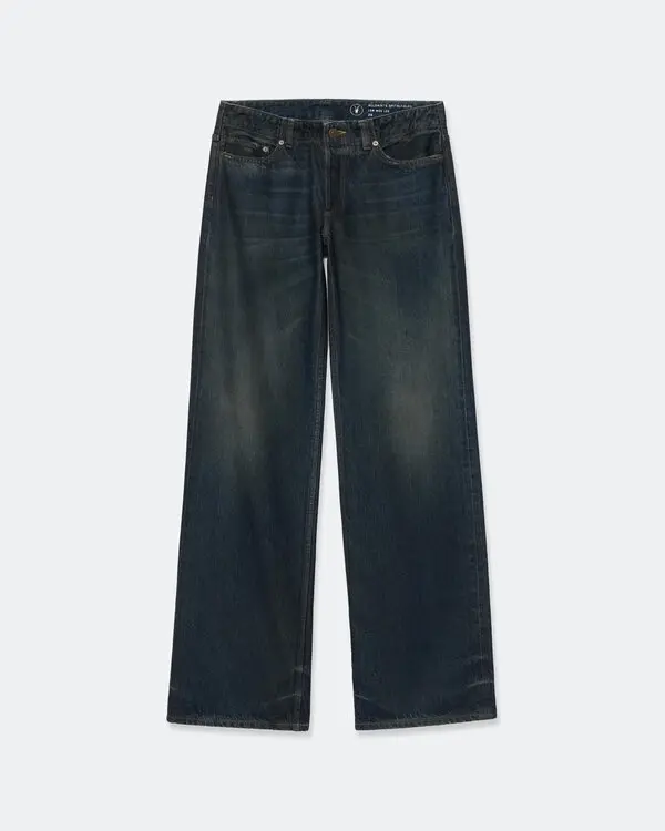 ALLSAINTS Nico Low-rise Wide-leg Jeans
