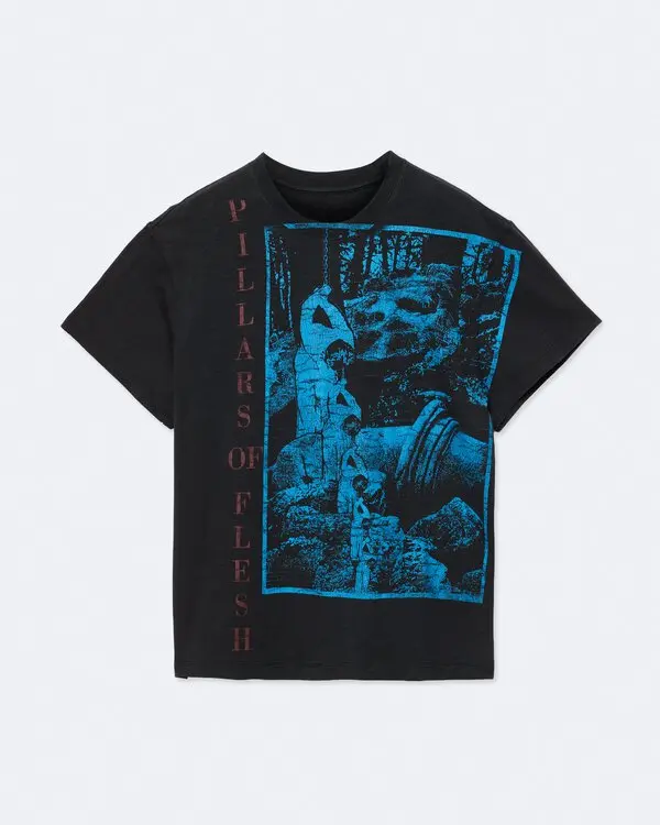 ALLSAINTS Addi Pillars Regular-fit T-shirt - Black