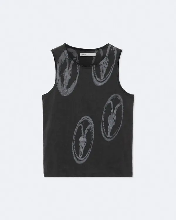 ALLSAINTS Jenny Stamped Regular-fit Tank Top - Black
