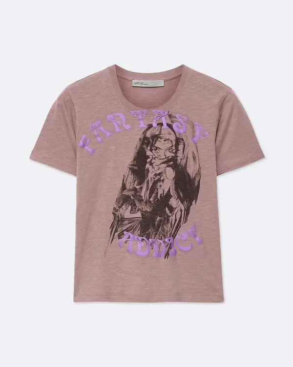 ALLSAINTS Hela Fantasm Slim-fit T-shirt - Pink