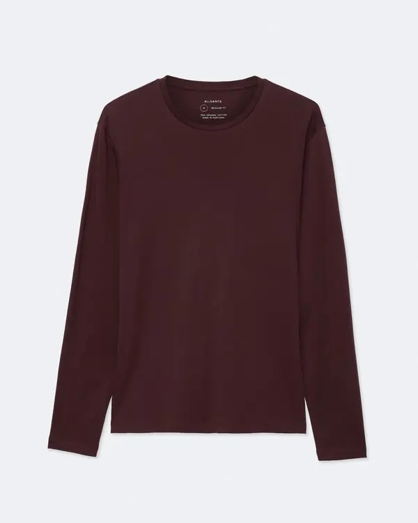 ALLSAINTS Harris Cotton Long-sleeve T-shirt - Red