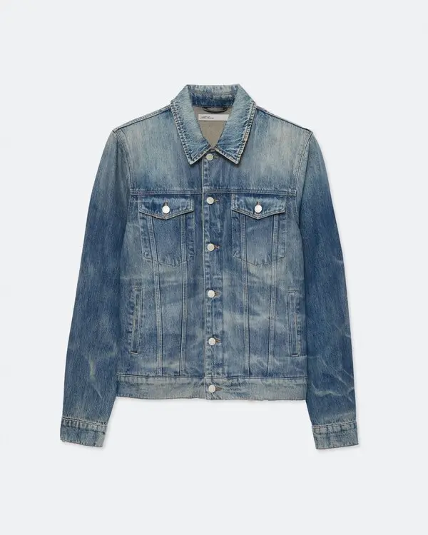 ALLSAINTS Fitted Denim Trucker Jacket