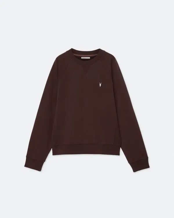 ALLSAINTS Harlow Ramskull Raglan Sweatshirt - Red
