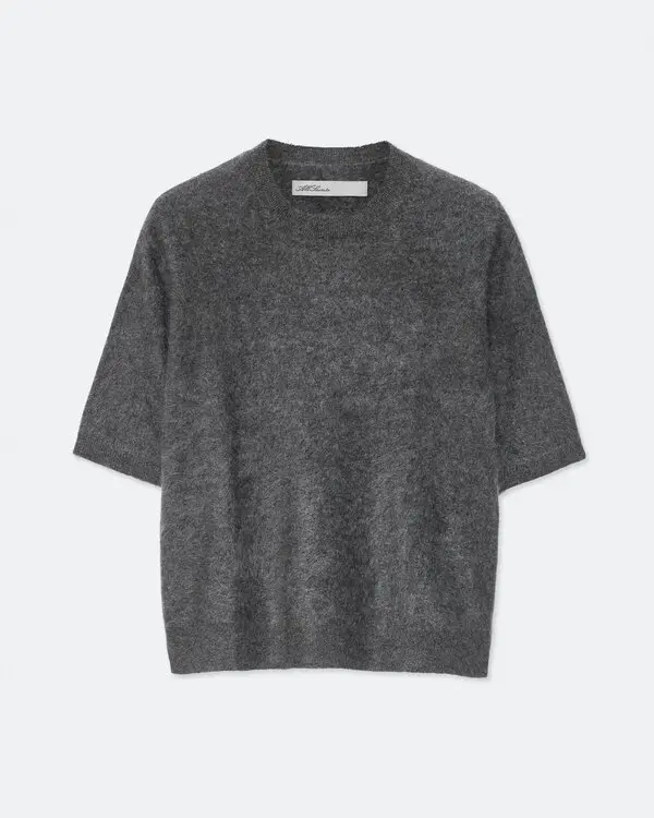 ALLSAINTS Ada Cashmere Relaxed-fit T-shirt - Grey