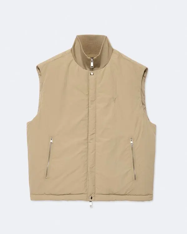 ALLSAINTS Rusland Padded Gilet - Brown