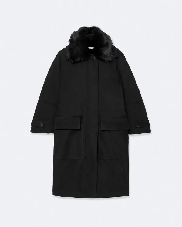 ALLSAINTS Seyka Double-layer Shearling Coat