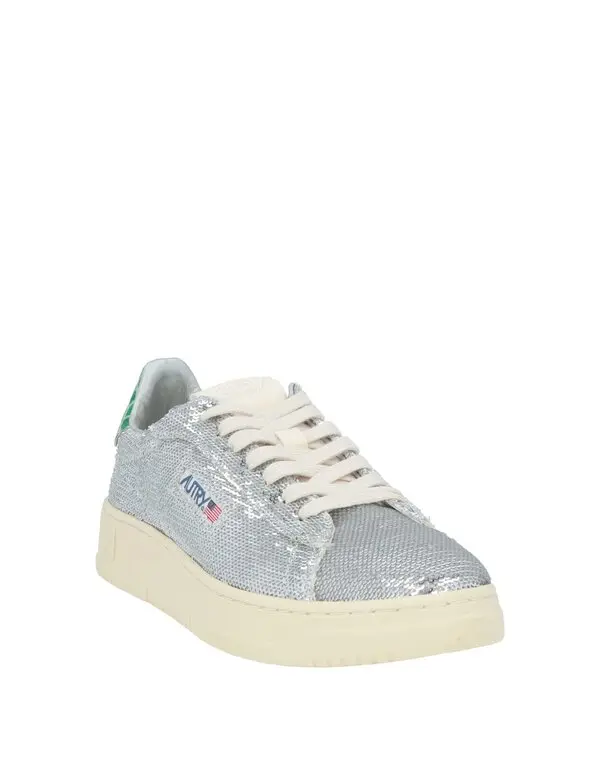 AUTRY Sneakers Size Leather, Textile Fibers