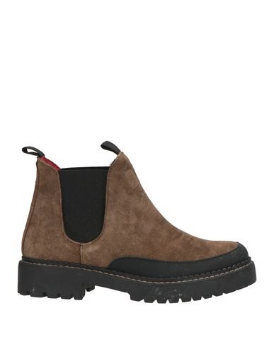 Peuterey Ankle Boots Light Brown Size Leather, Synthetic Material