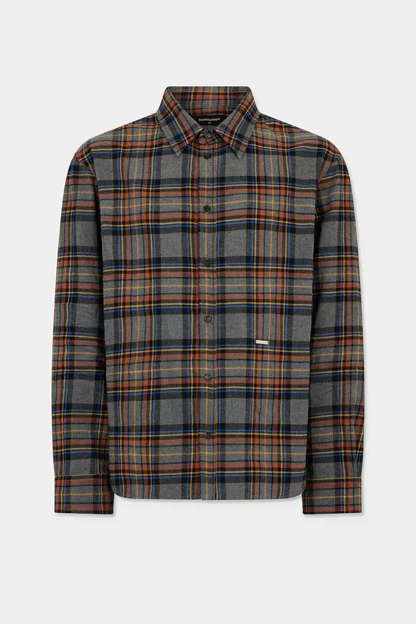Dsquared2 Hybrid Lined Check Shirt