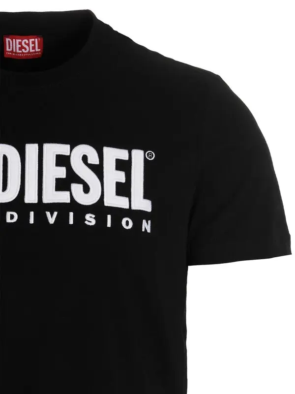 DIESEL® T-boxt-div' T-shirt - Black