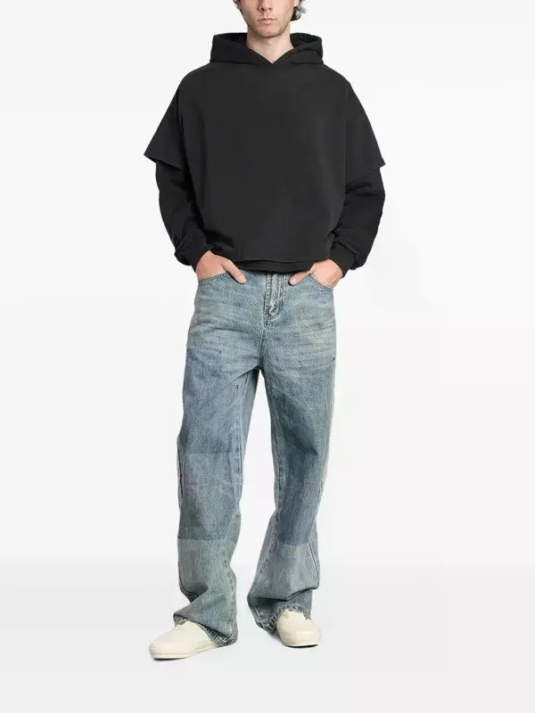 FOUND Layered-effect Hoodie
