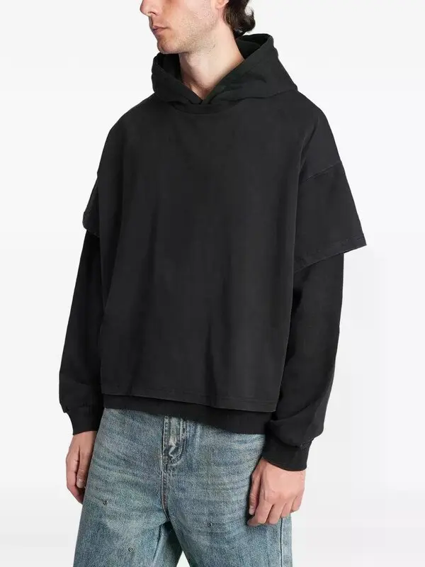 FOUND Layered-effect Hoodie
