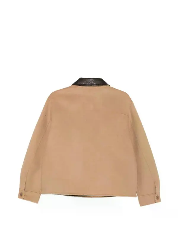 MC2 SAINT BARTH Glacienne Contrast-collar Logo-embroidered Jacket