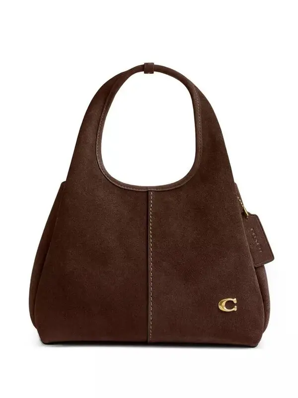COACH 23 Lana Suede Shoulder Bag - Brown