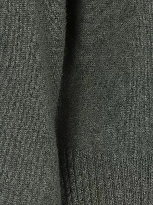 ALLUDE Roll-neck Ribbed-trim Sweater