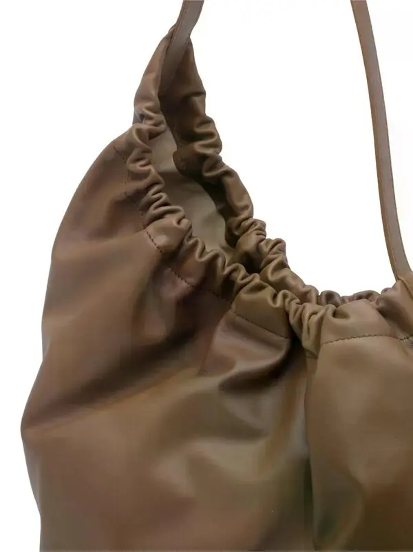 AESTHER EKME Ruched Shoulder Bag - Brown