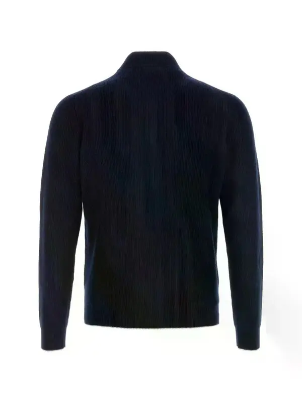 Fedeli Ribbed-knit Cashmere Cardigan