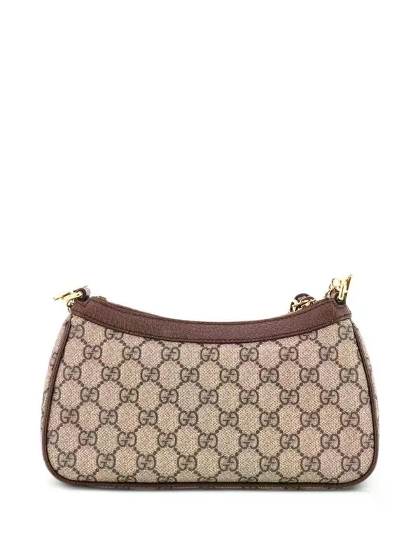 Gucci Ophidia Charm Shoulder Bag Gg Coated Canvas Small Crossbody Bag