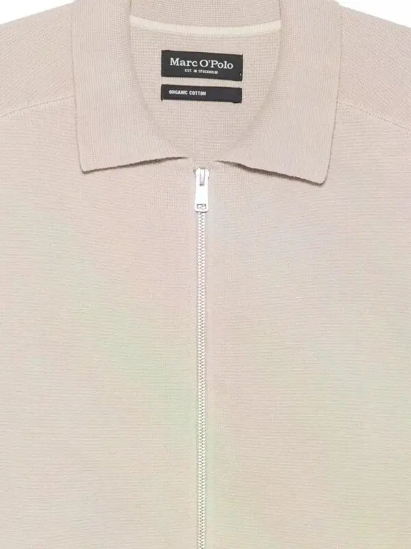 Marc O'polo Zip-up Collared Cardigan
