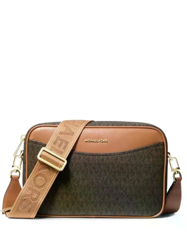 Michael Kors Large Shoulder Bag With Exclusive Bev Logo - Brown