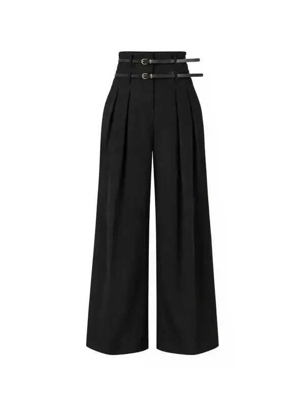Liu Jo Belted Pleated Palazzo Pants