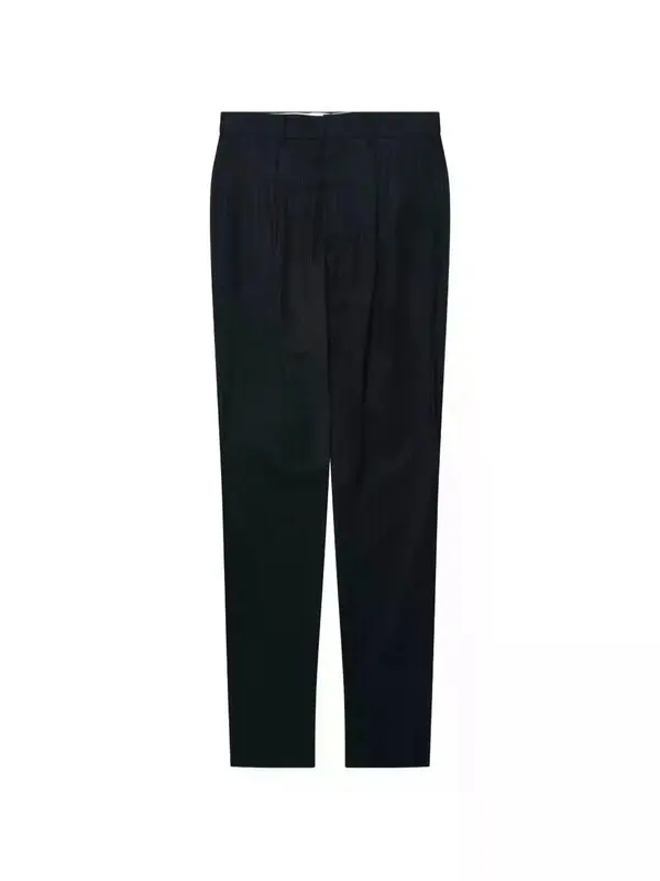 Comme Des Garçons Pinstripe-pattern Pleated Trousers