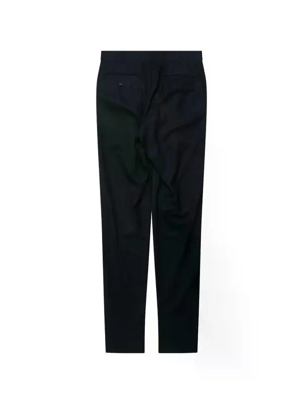 Comme Des Garçons Pinstripe-pattern Pleated Trousers