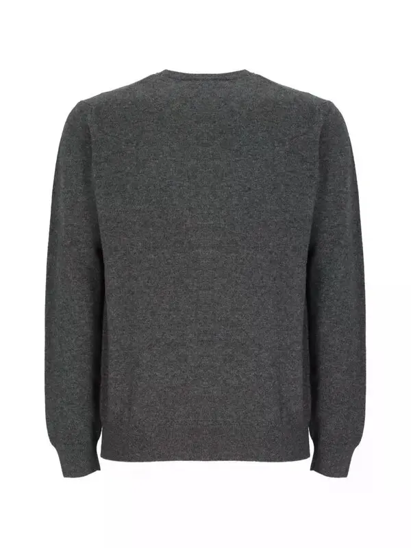 DELLA CIANA Crew-neck Ribbed-trims Sweater