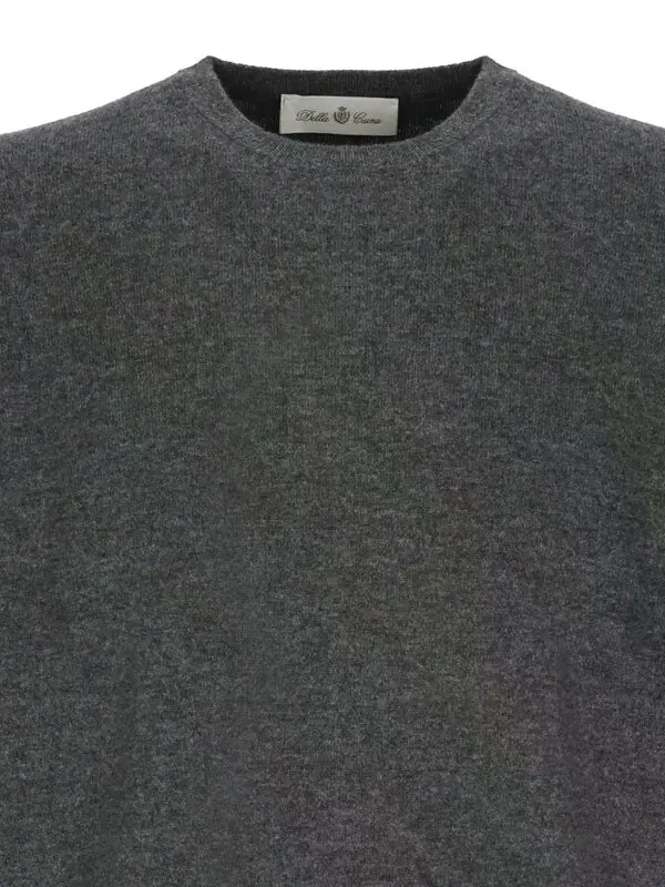 DELLA CIANA Crew-neck Ribbed-trims Sweater