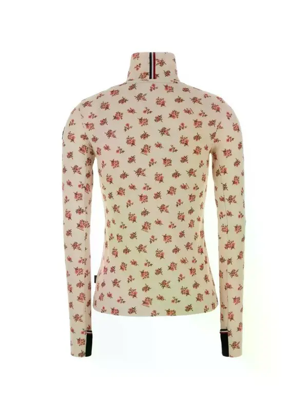 Moncler Floral-print High-neck Base Layer