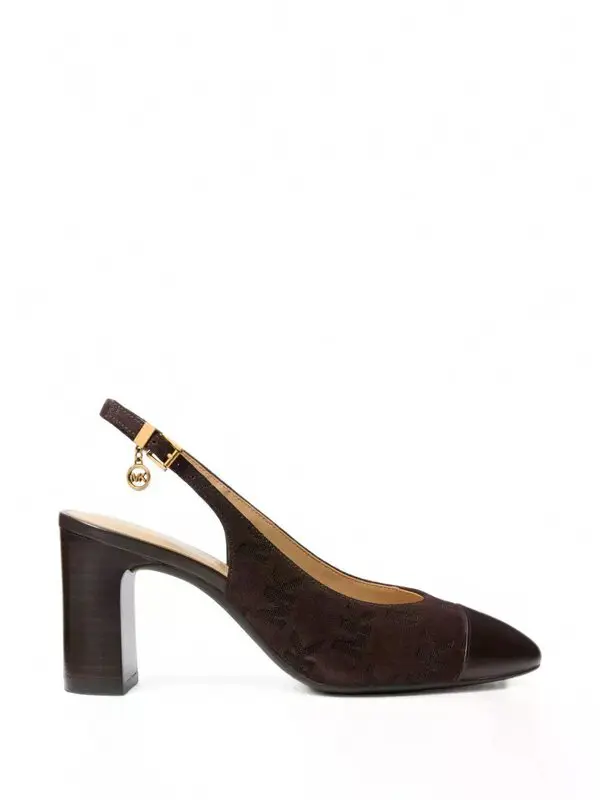 Michael Kors Piper Flex Suede Slingback Pumps