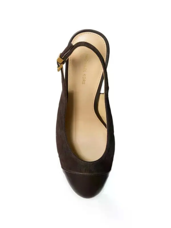 Michael Kors Piper Flex Suede Slingback Pumps
