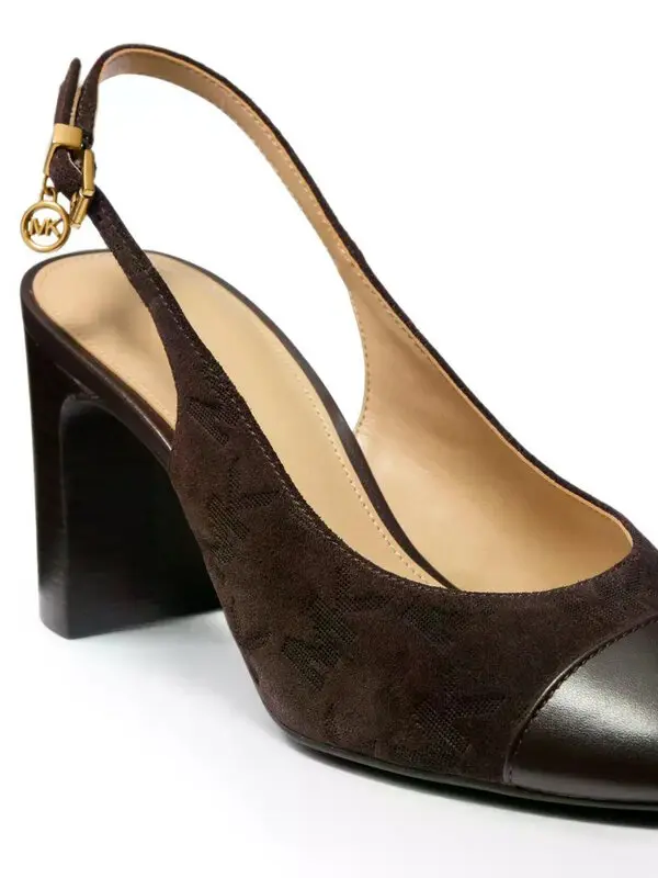 Michael Kors Piper Flex Suede Slingback Pumps