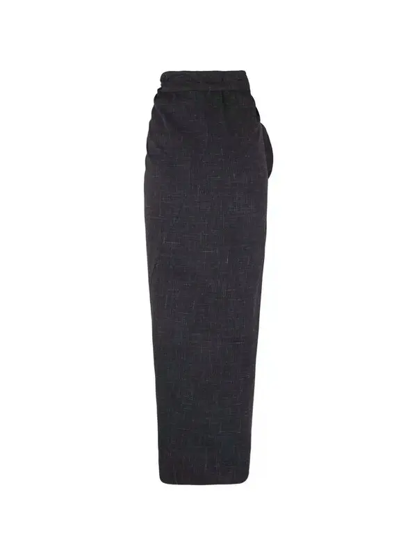 CORTANA Tiempo Knot-detail Maxi Skirt