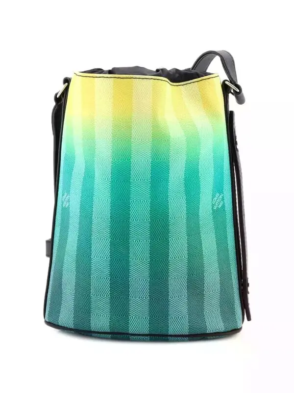 LOUIS VUITTON Sac Marin Bag Limited Edition Gradient Damier Stripes Bb Crossbody Bag - Green