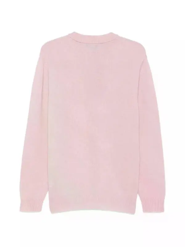 CENERE GB Crew-neck Ribbed-trim Sweater