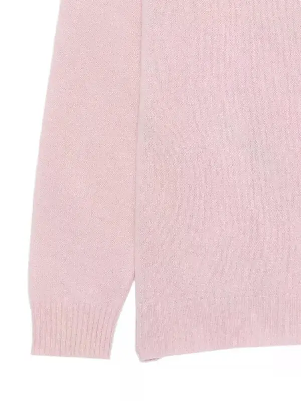 CENERE GB Crew-neck Ribbed-trim Sweater