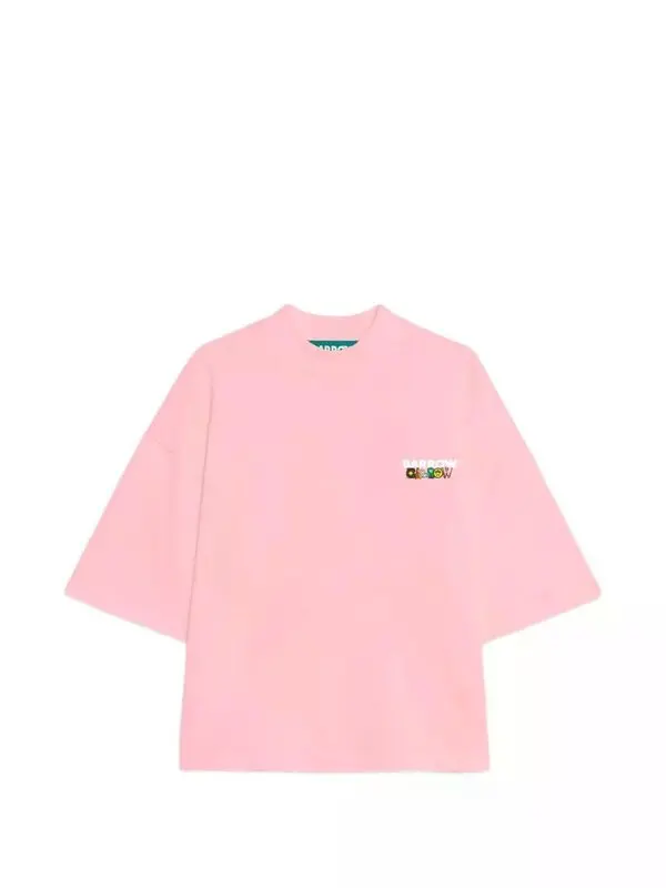 BARROW Graphic-print Mock-neck T-shirt