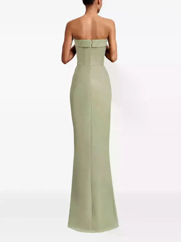 GEMY MAALOUF Strapless Draped Dress