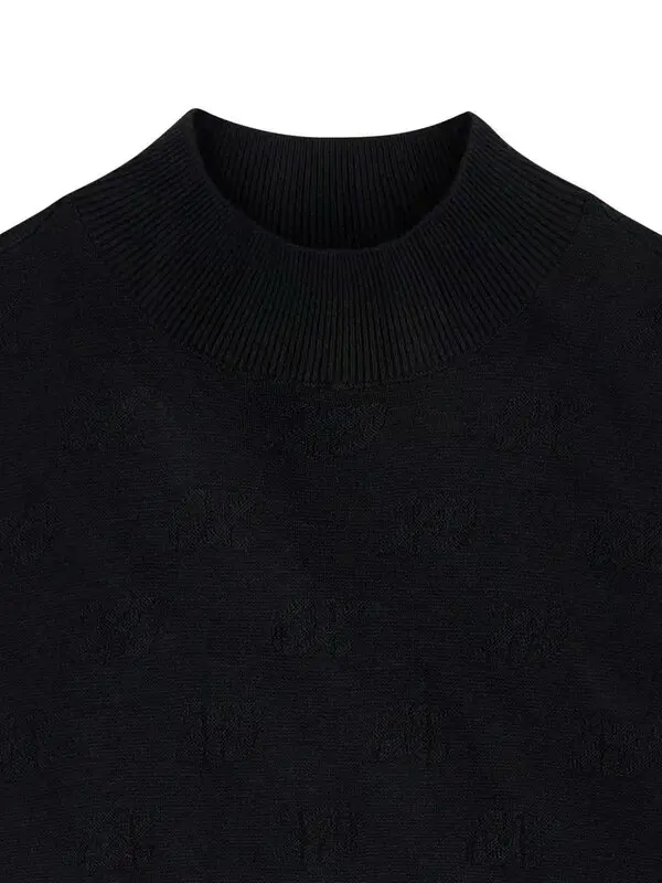Armani Exchange Monogram-pattern Sleeveless Top