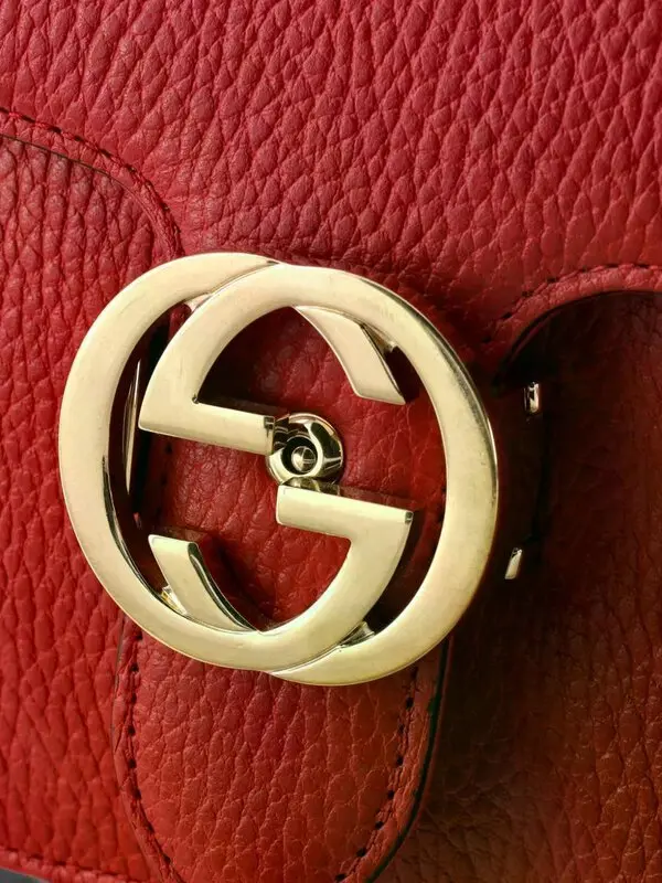 Gucci Interlocking Leather Small Shoulder Bag