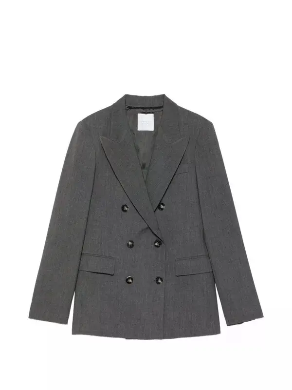 CENERE GB Double-breasted Peak-lapel Blazer