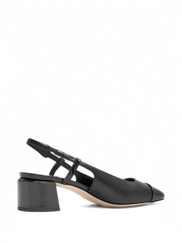 JIMMY CHOO Patent-toe Slingback Pumps