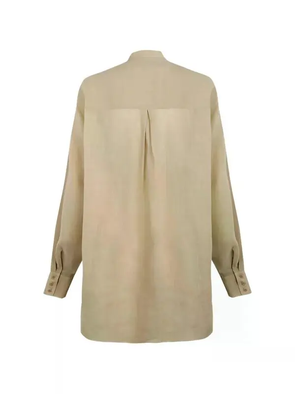 CORTANA Raoul Band-collar Shirt