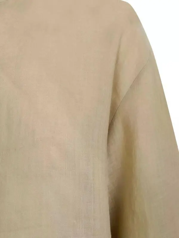 CORTANA Raoul Band-collar Shirt