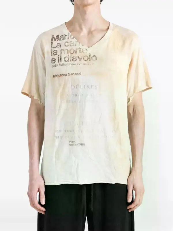 SAITOS War O Lies Distressed T-shirt