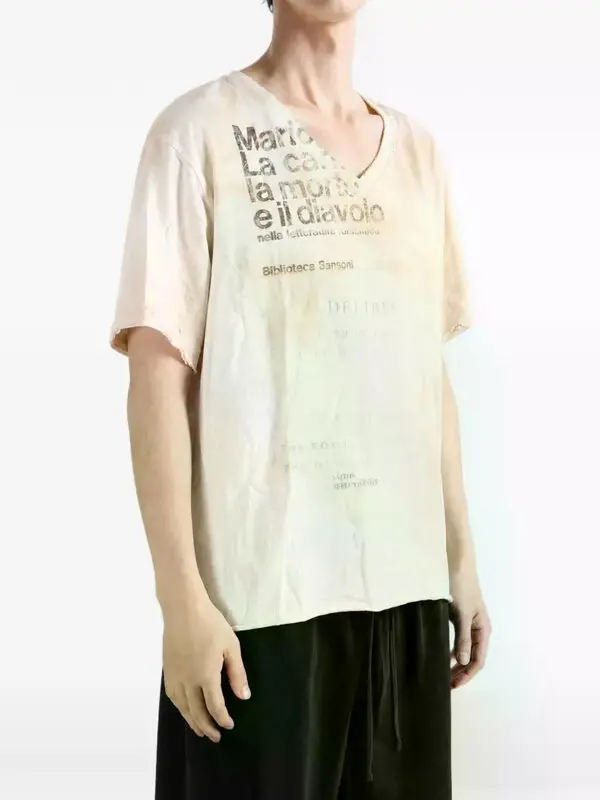SAITOS War O Lies Distressed T-shirt