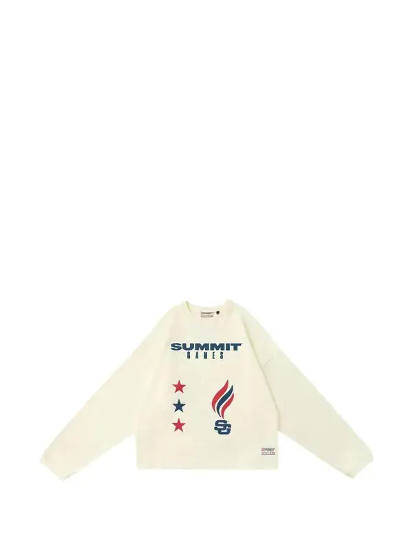 SUMMIT GAMES Logo-print Long-sleeve T-shirt