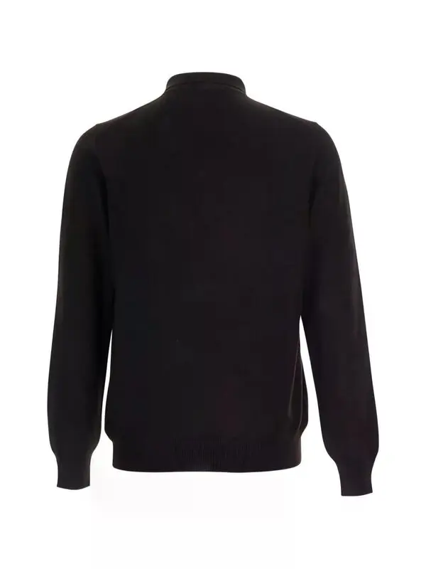 Tagliatore Polo-collar Long-sleeve Polo Shirt