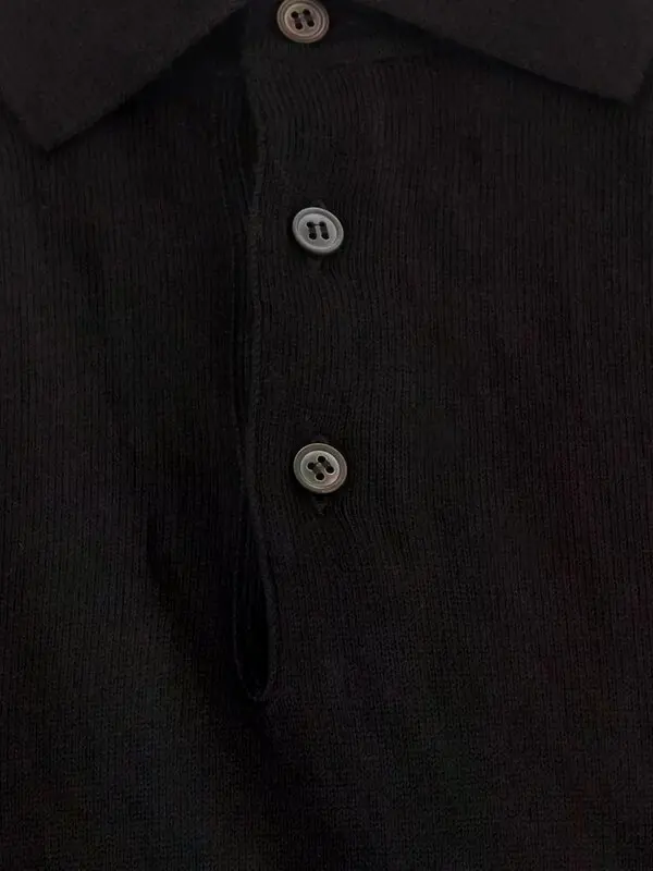 Tagliatore Polo-collar Long-sleeve Polo Shirt